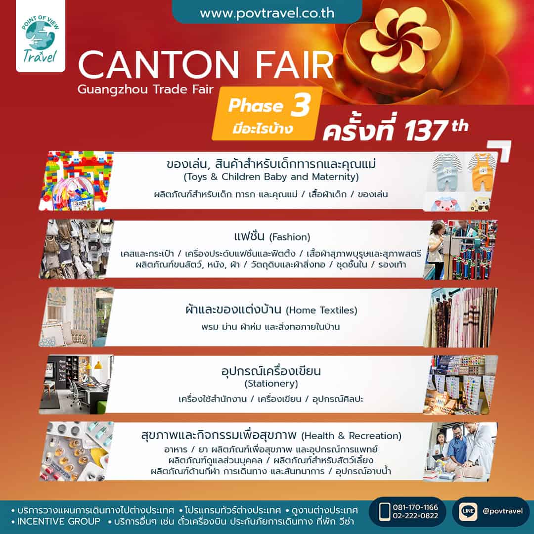 เปิดโลกการค้ากับจีนในงาน Canton Fair 2025 ครั้งที่ 138